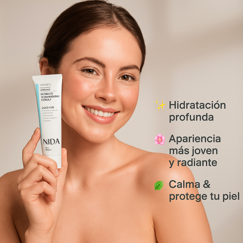 NIDA™: Crema Hidratante Avanzada con Colágeno, Niacinamida, Centella A ...